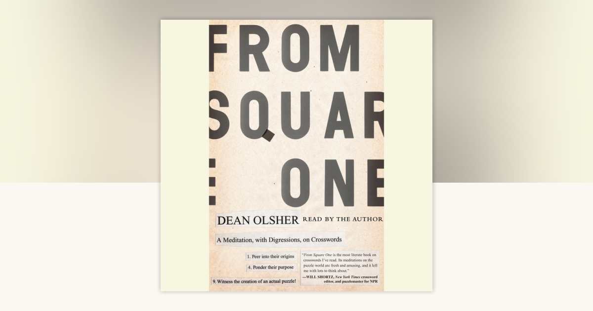 From Square One by Dean Olsher: 9780307577511 | PenguinRandomHouse.com ...