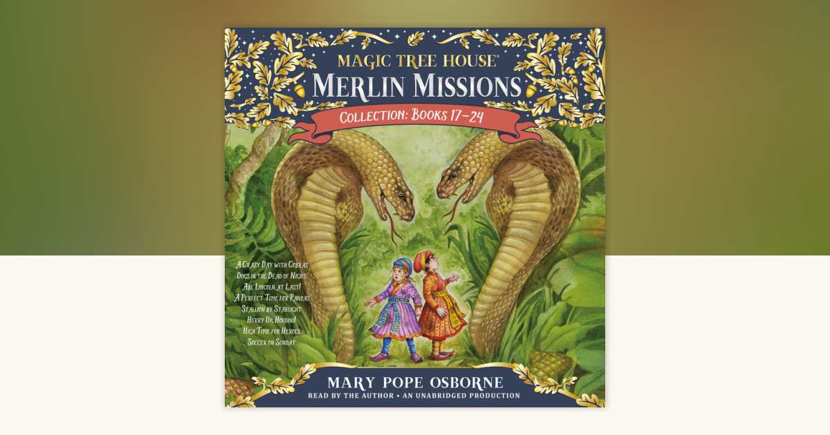 Merlin Missions Collection: Books 17-24 by Mary Pope Osborne ...