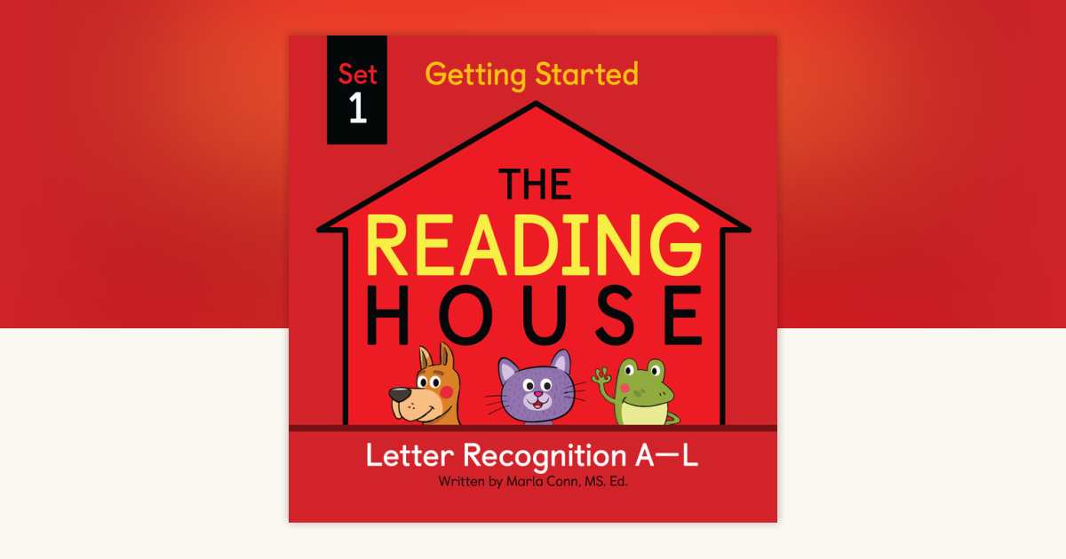 The Reading House Set 1: Letter Recognition A-L by The Reading House ...