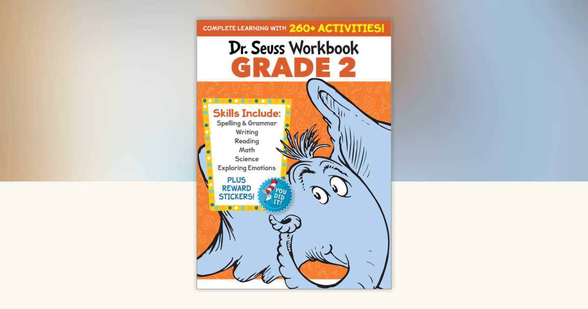 Dr. Seuss Workbook: Grade 2 by Dr. Seuss: 9780525572220 ...