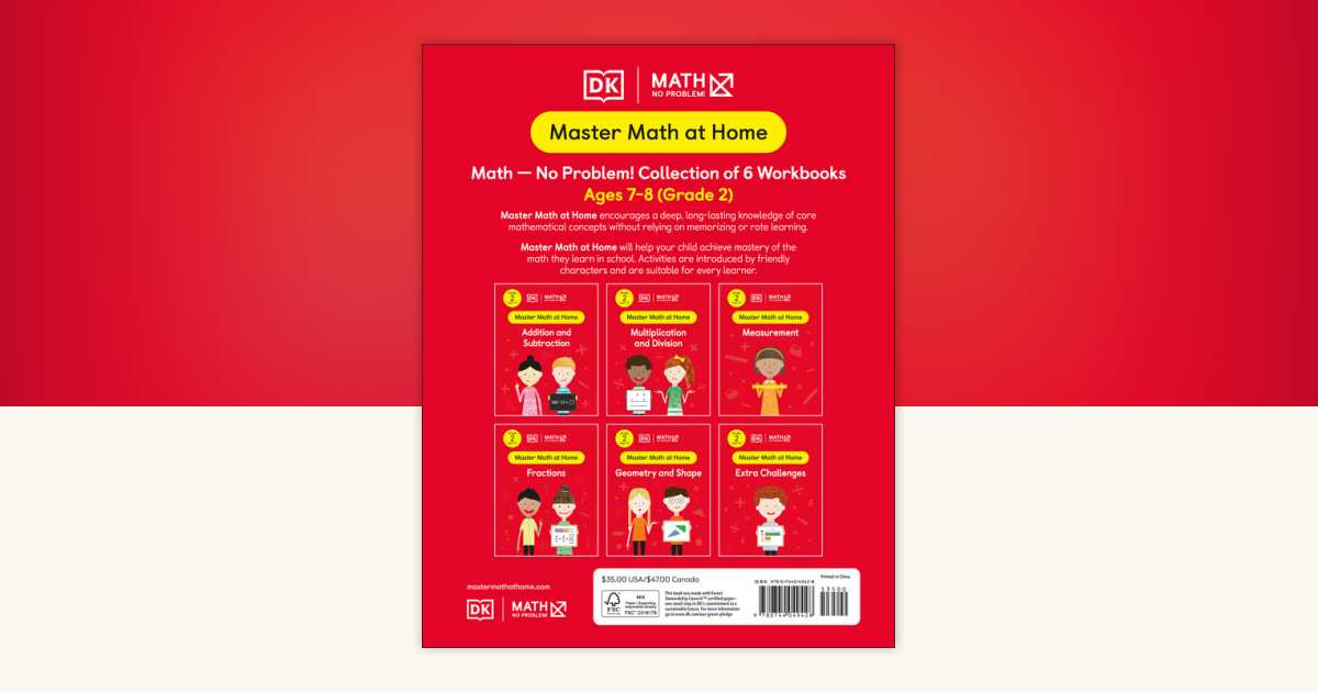 Math - No Problem! Collection of 6 Workbooks, Grade 2 Ages 7-8 by Math ...