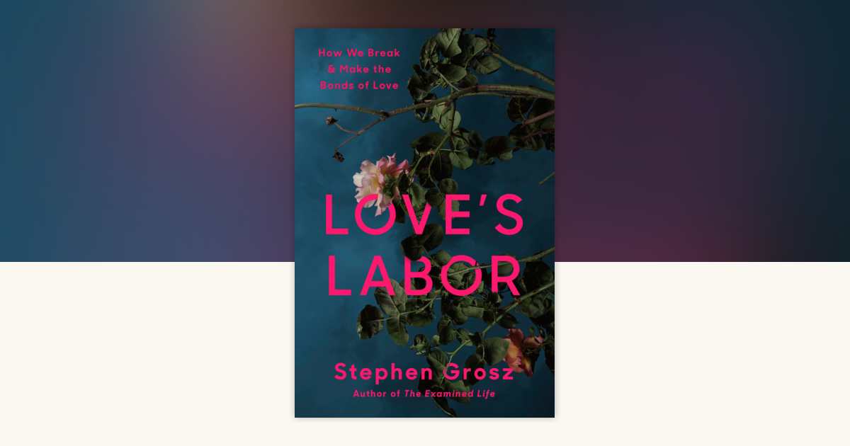 Love's Labor by Stephen Grosz: 9780812997552 | PenguinRandomHouse.com ...