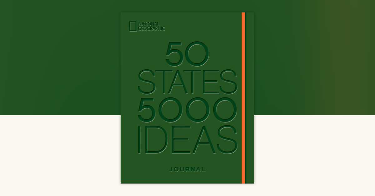 50 States, 5,000 Ideas Journal by National Geographic: 9781426223099 ...