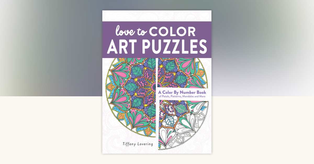 Love to Color Art Puzzles by Tiffany Lovering: 9781440350528 ...