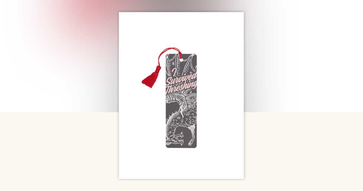 Fourth Wing: I Survived Threshing Bookmark by Out of Print ...